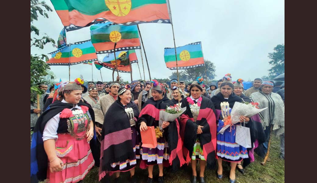 Comunidad mapuche en primera ceremonia en terreno post pandemia para ...